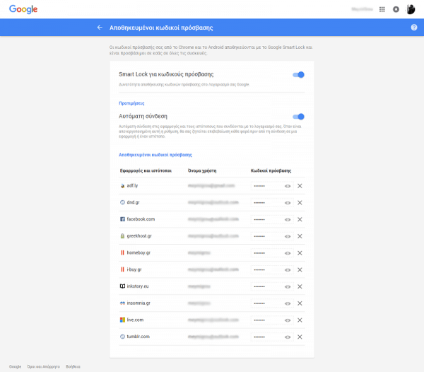 10 σύνδεσμοι για να μάθεις όλα όσα ξέρει η Google για εσένα